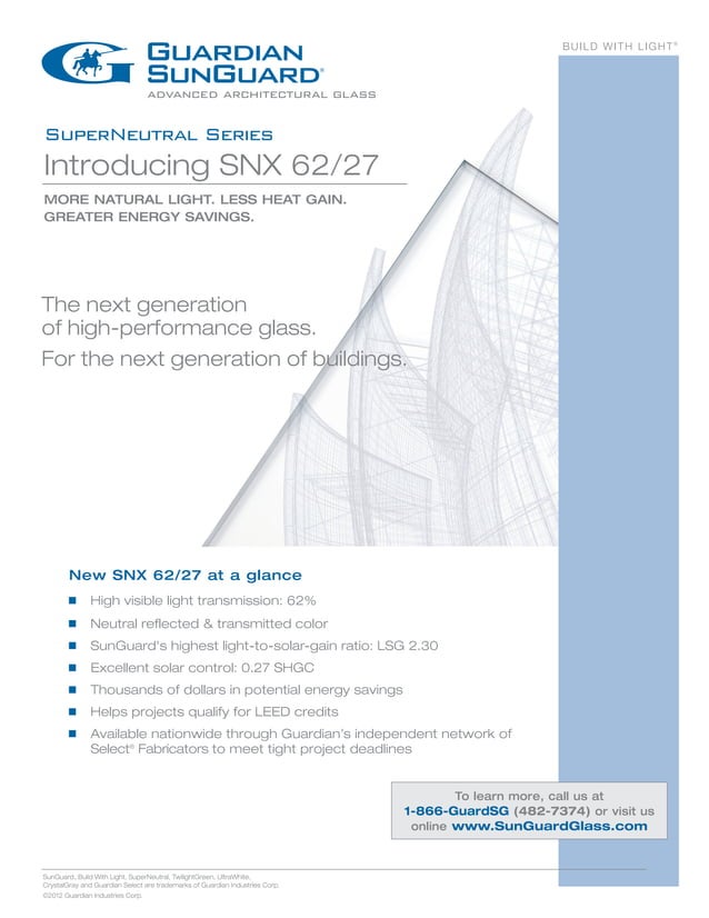 SunGuard SNX 62/27 Triple Silver | PDF | Science