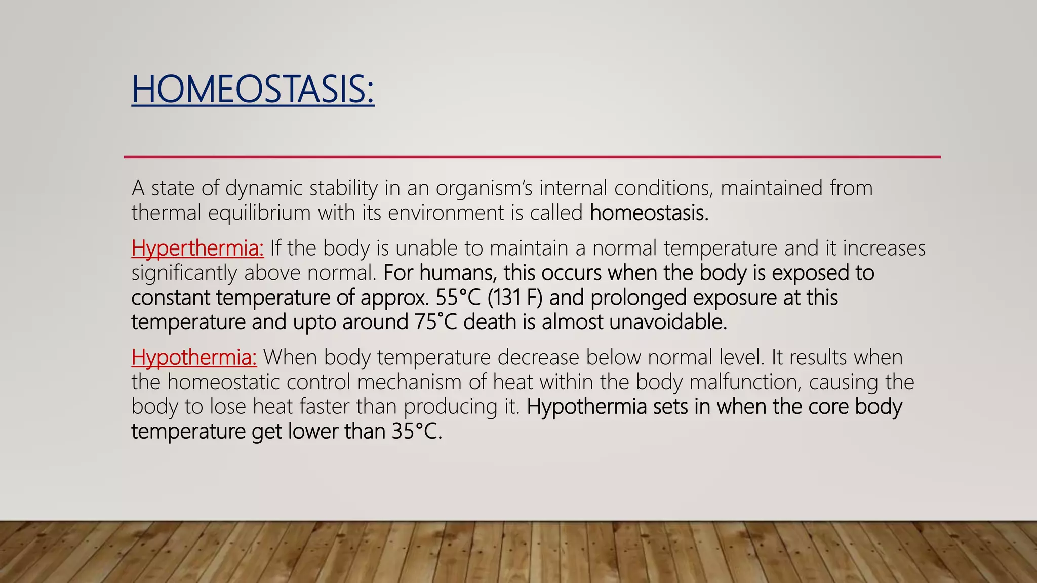 Thermoregulation | PPTX