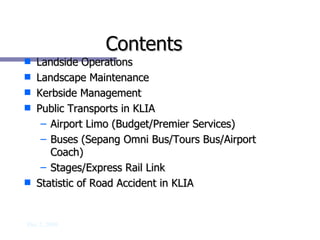 sunif Landside Presentation | PPT