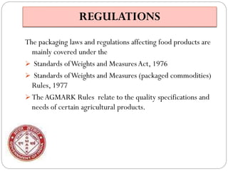 food packaging and labeling | PPTX