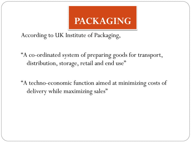 food packaging and labeling | PPTX