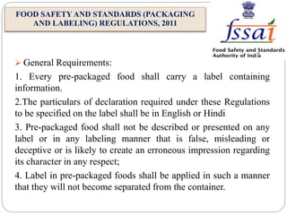 food packaging and labeling | PPTX