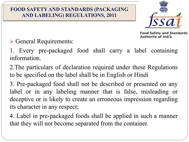 food packaging and labeling | PPTX