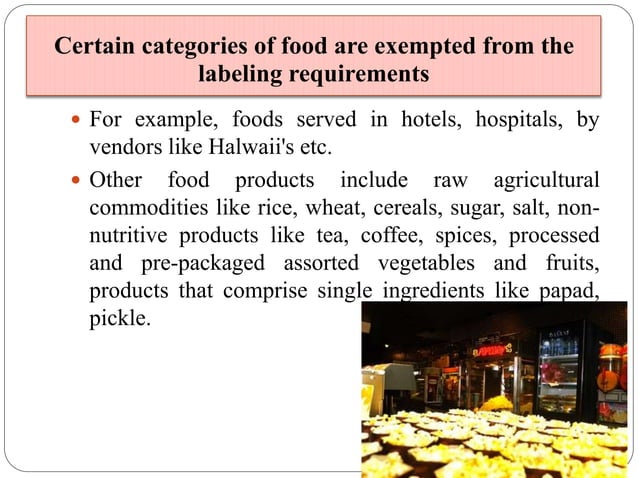 food packaging and labeling | PPTX