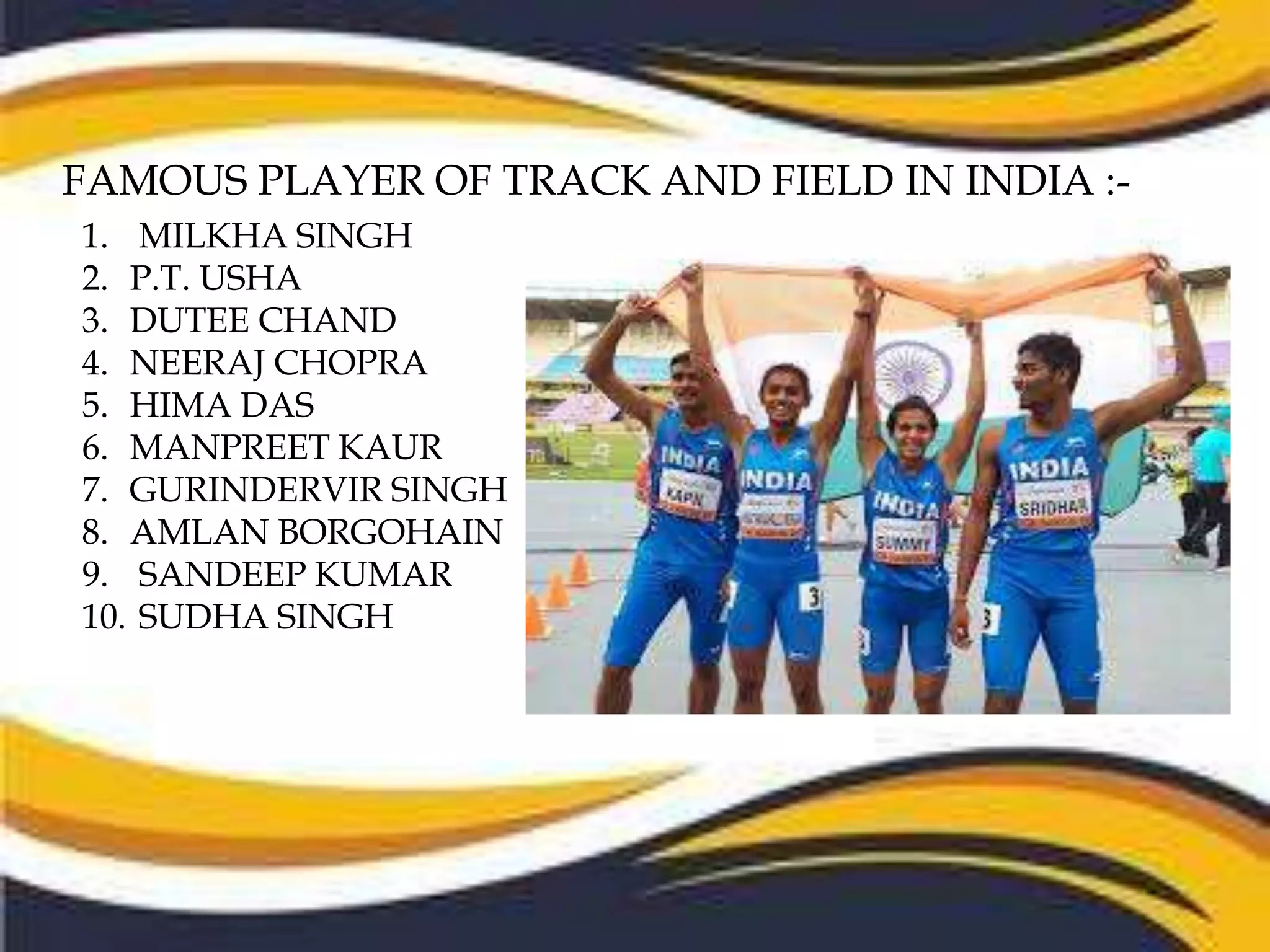 Historical development of track and field at national and international ...