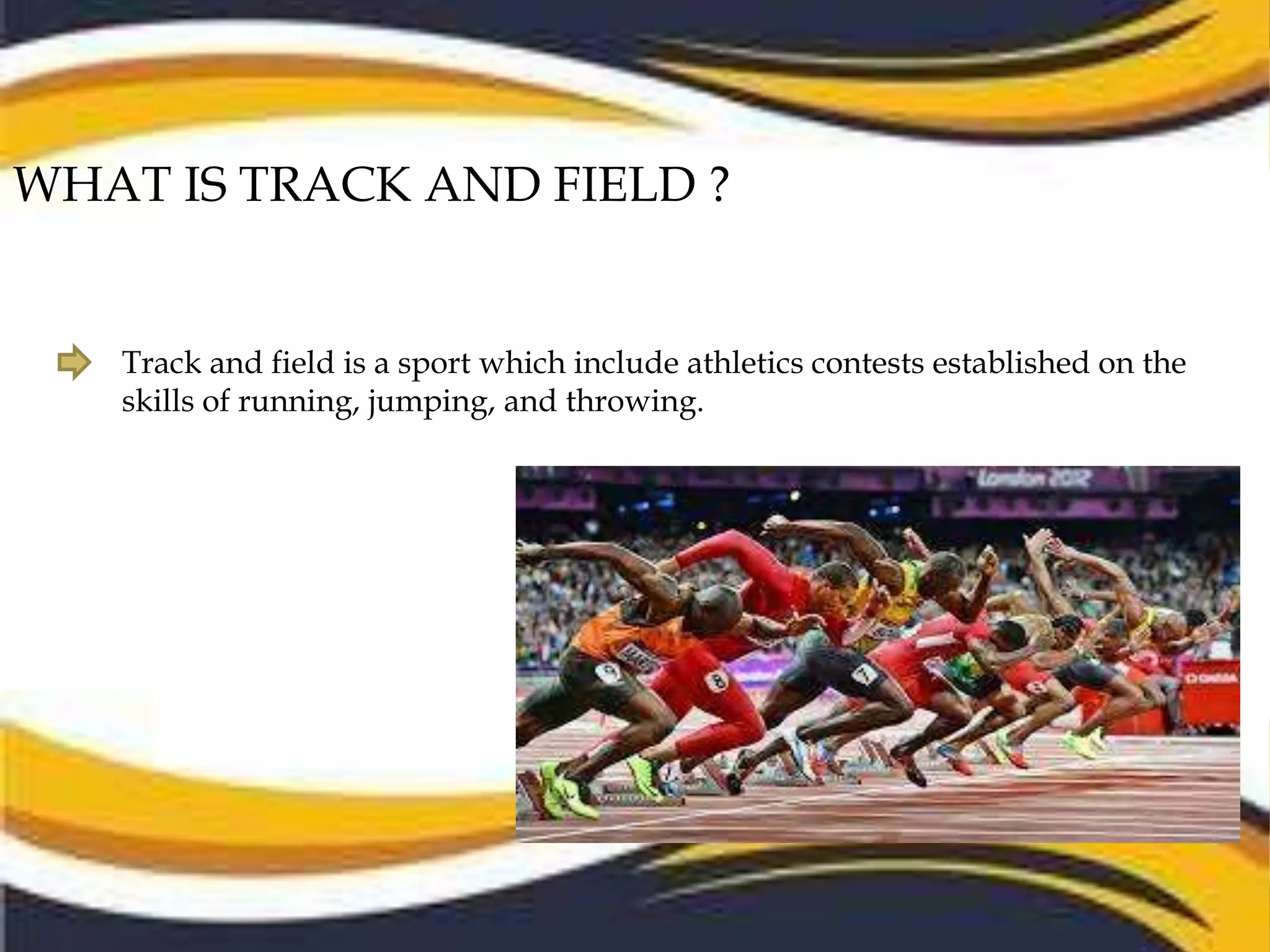 Historical development of track and field at national and international ...