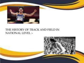 Historical development of track and field at national and international ...