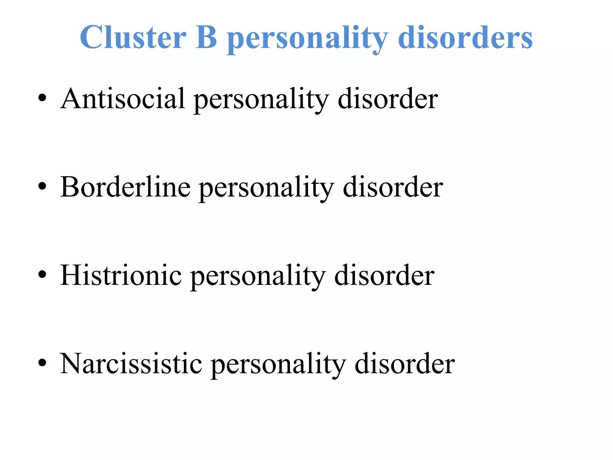 BODERLINE PERSONALITY DISORDER | PPTX