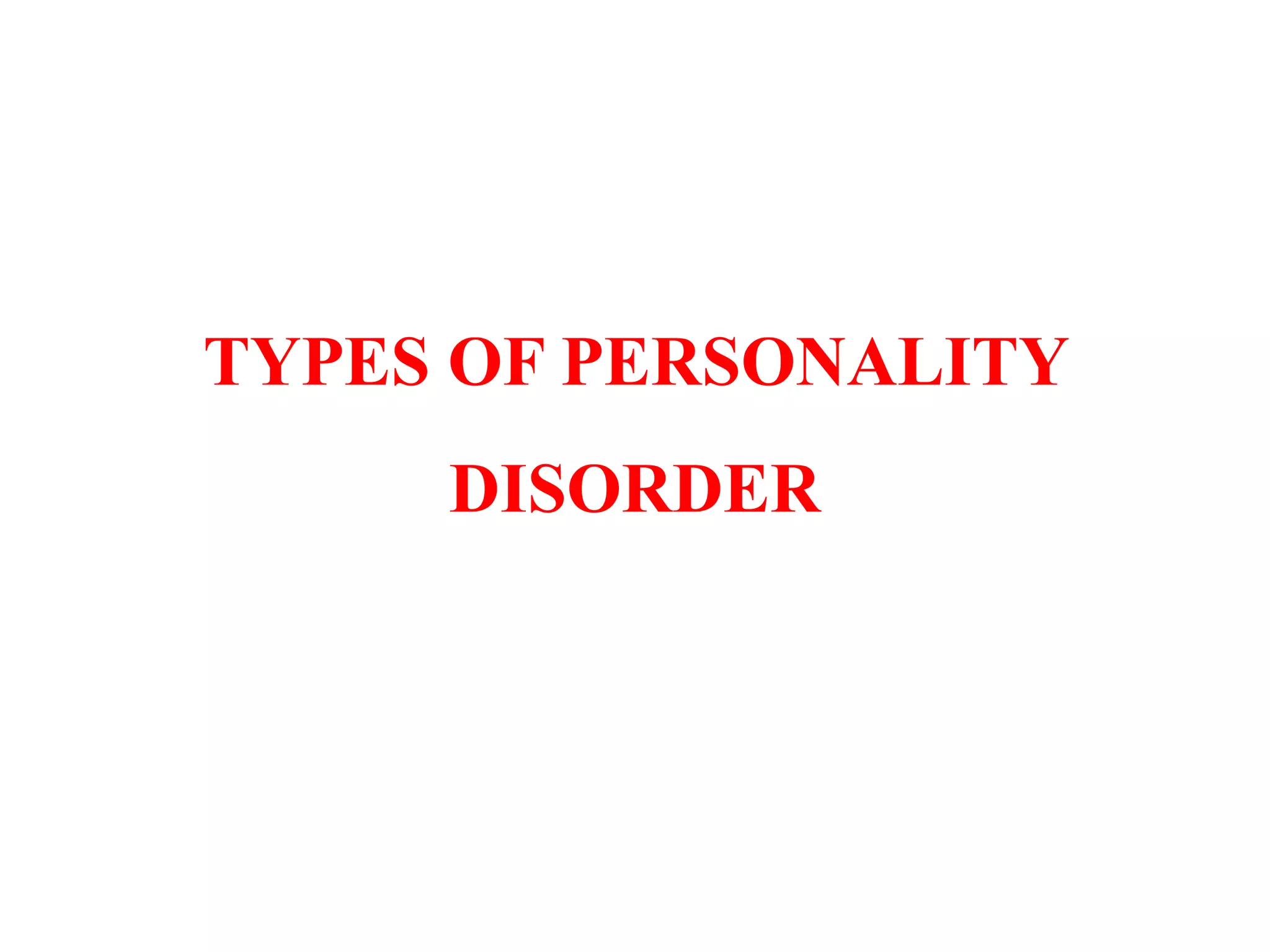 BODERLINE PERSONALITY DISORDER | PPTX