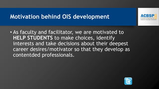 Occupational Interest Schedule (OIS) | PPT