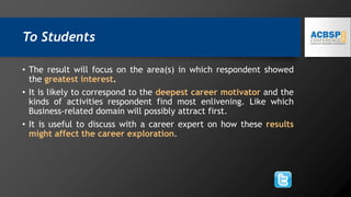 Occupational Interest Schedule (OIS) | PPT