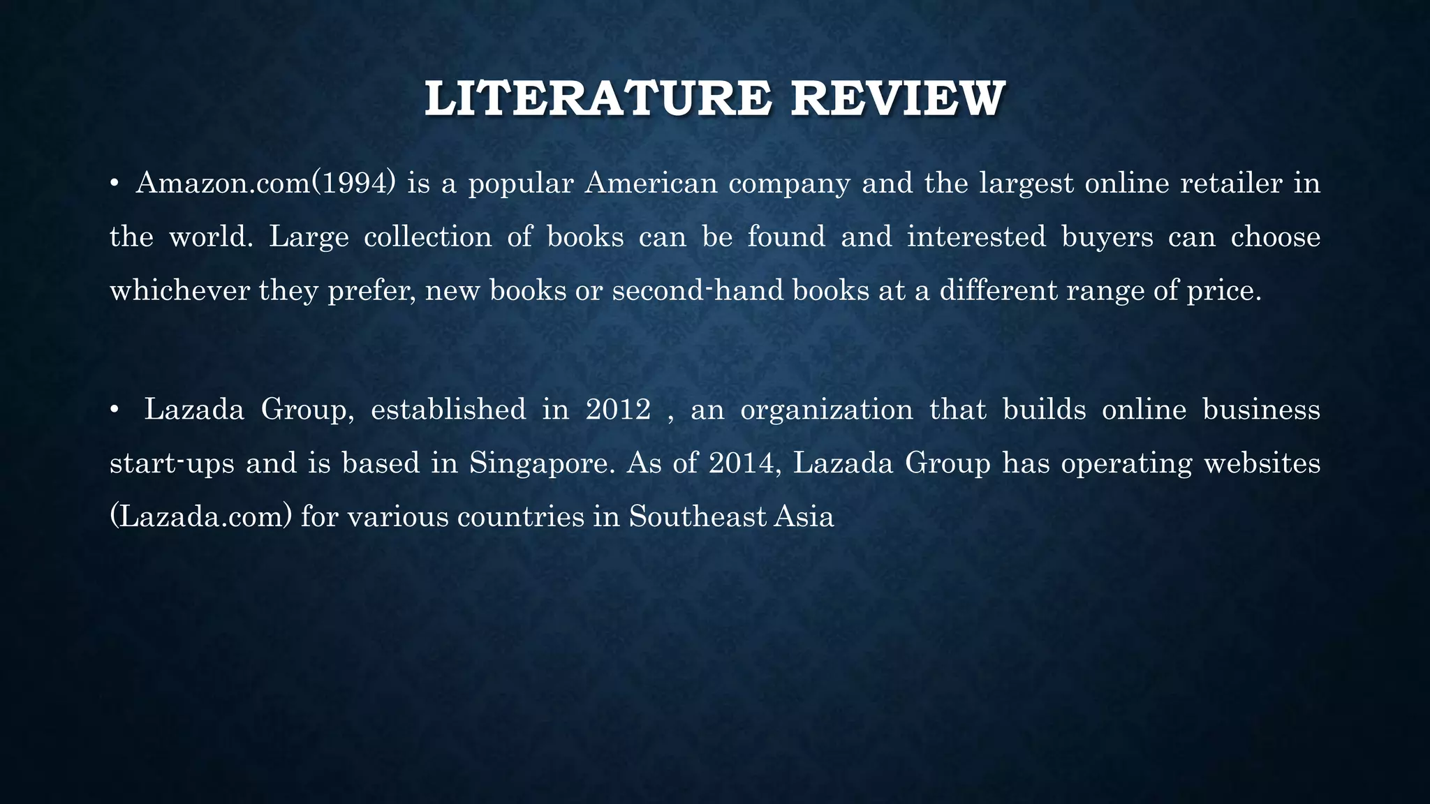 Online Book Store Presentation | PPTX