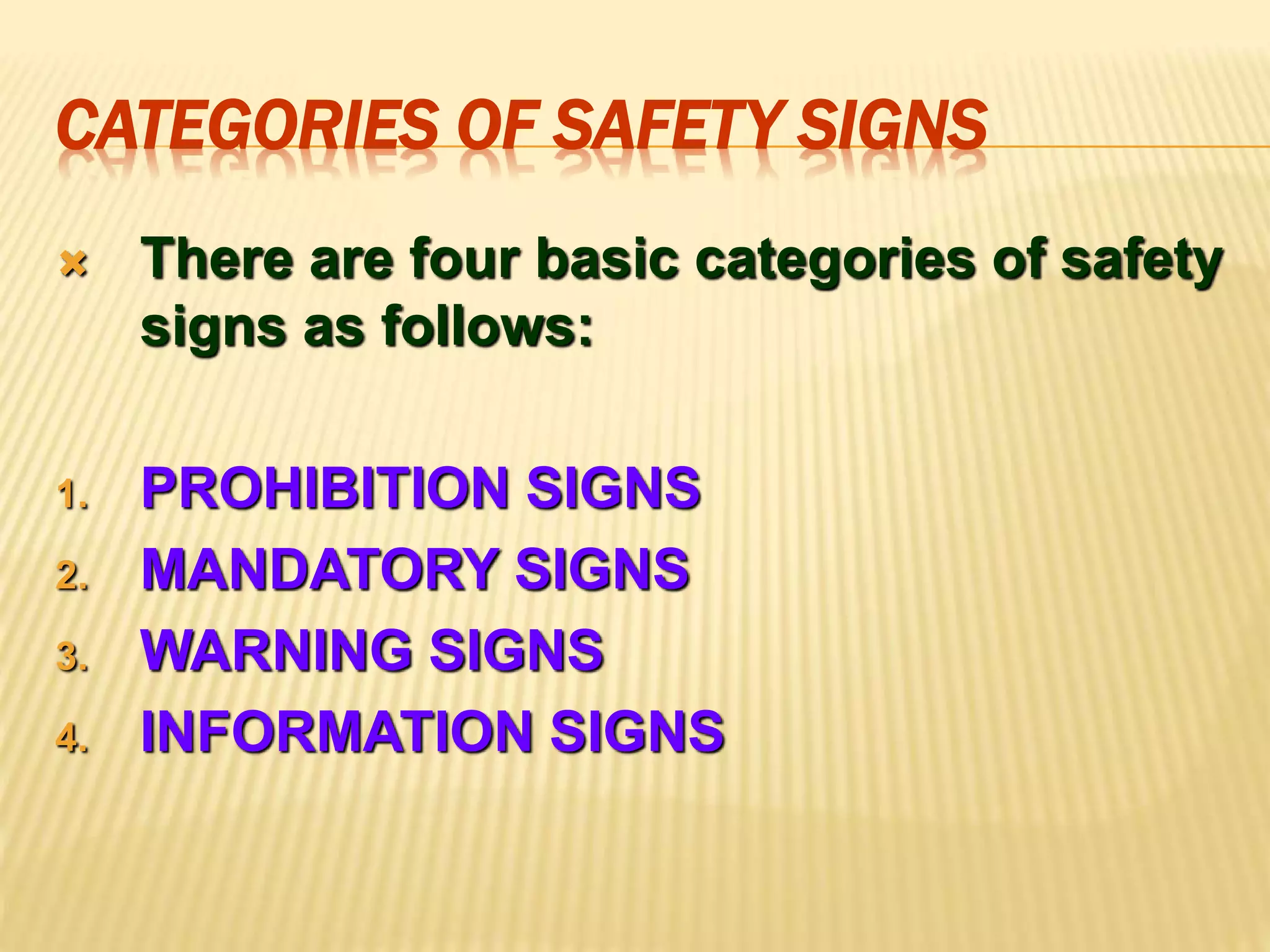 Safety Signs by Sunil Nehete | PPT