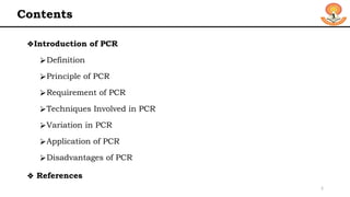 Polymerase chain reaction (PCR) Mpharm semister first.pptx