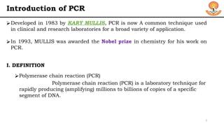 Polymerase chain reaction (PCR) Mpharm semister first.pptx