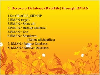ORACLE 9i | PPT