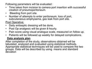 Port insertion in laparoscopic surgery.pptx