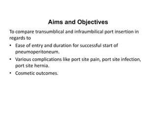 Port insertion in laparoscopic surgery.pptx