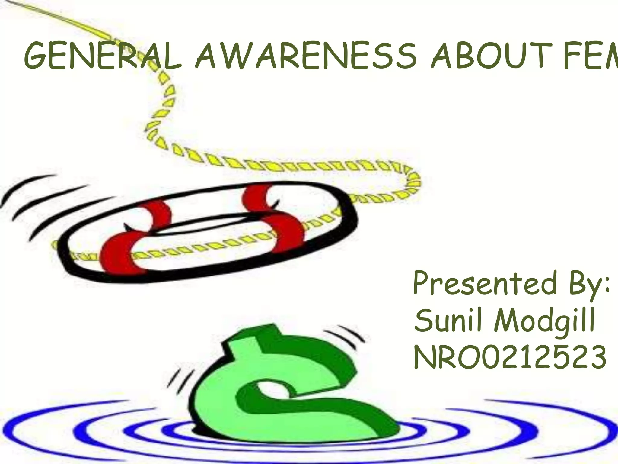 General Awareness About FEMA | PPTX