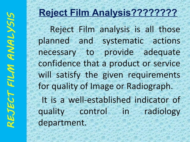 Reject film Analysis | PPT