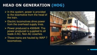 Railway power generation system and types | PPT