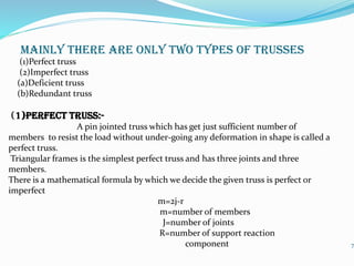 Truss & its analysis | PDF