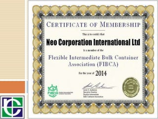 Sunil Trivedi Neo Corp Accreditations to the Organization | PPTX