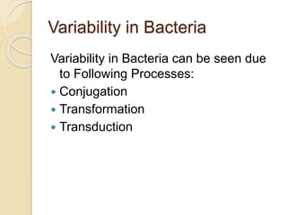Variability in Plant Pathogens | PPTX