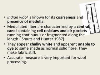 wool , wool v/s hair, grading of wool by Dr Sunil Kumar B | PPTX