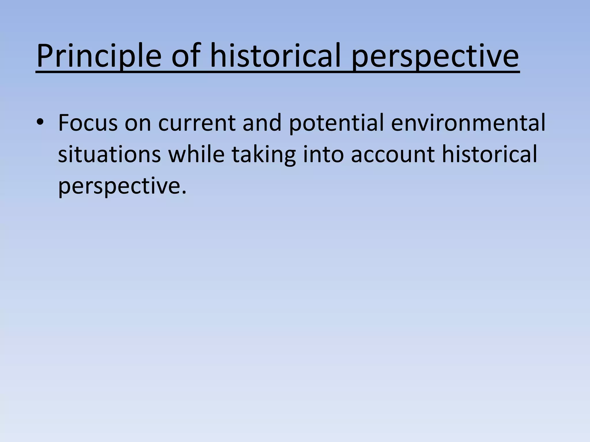 objectives and principles of environmental education | PPTX