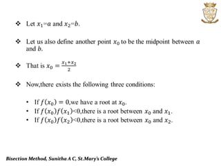 BISECTION METHOD | PPTX