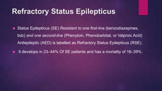 status epilepticus presentation | PPTX