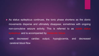 status epilepticus presentation | PPTX