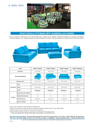 Suniture Outdoor Sofas | PDF