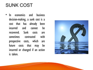 Sunk cost | PPT