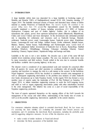 Sunkoshi landslide report final | DOCX