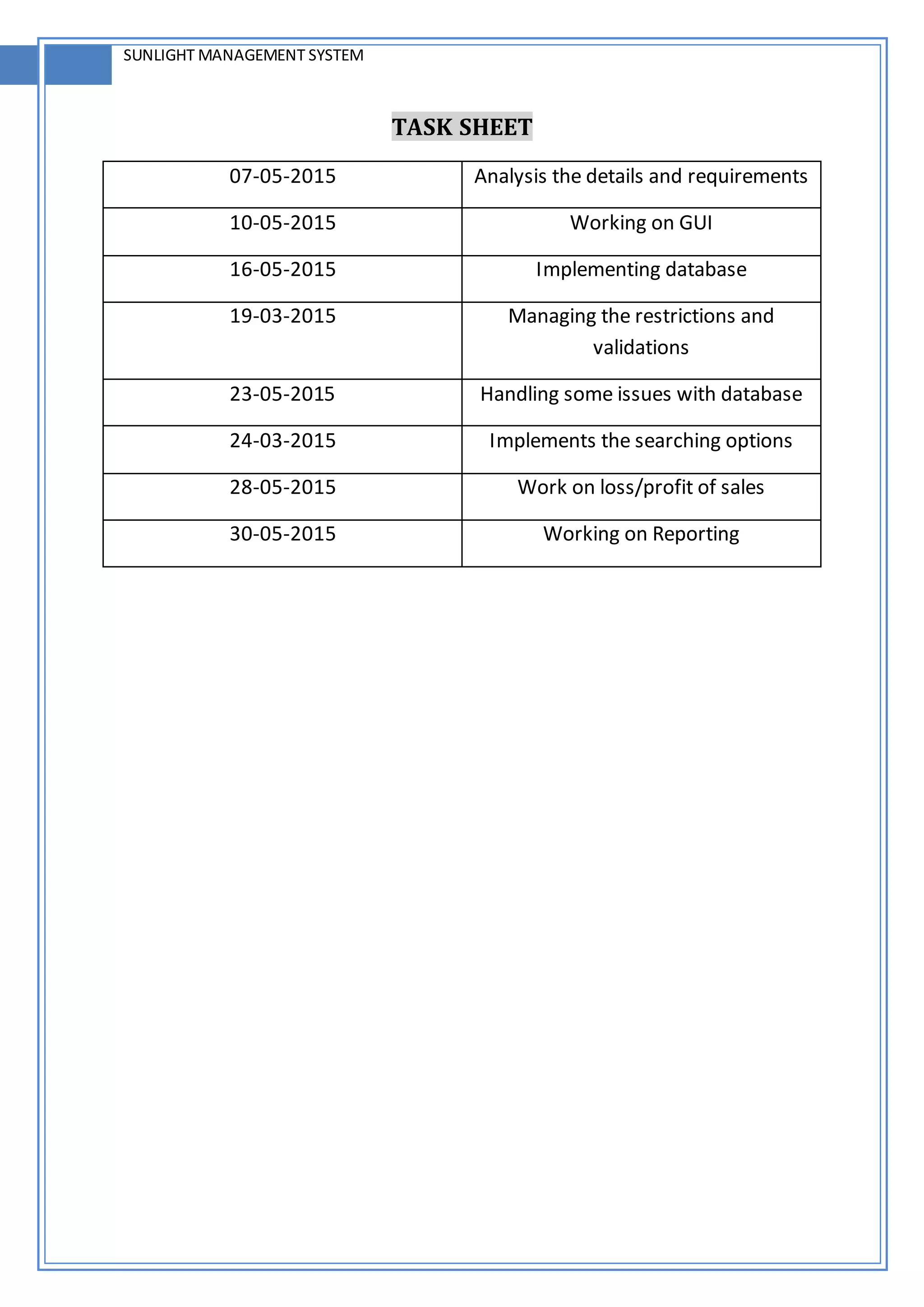 Sunlight documentation | DOCX