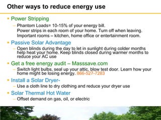 Sunlight solar green needham presentation sep 2010 | PPT