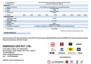 SUN MAGIC - Enertech | PDF