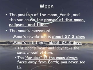 Sun, moon, and earth | PPTX