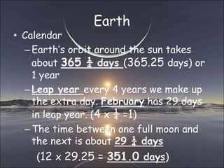 Sun, moon, and earth | PPTX