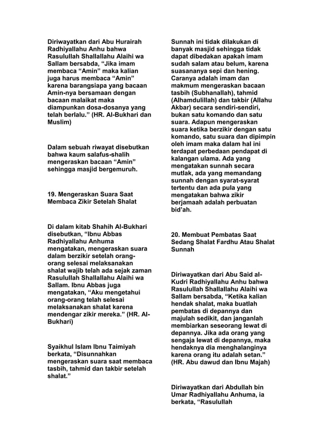 Sunnah nabi muhammad | PDF