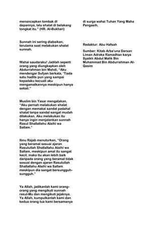 Sunnah nabi muhammad | PDF