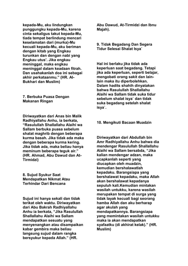 Sunnah nabi muhammad | PDF