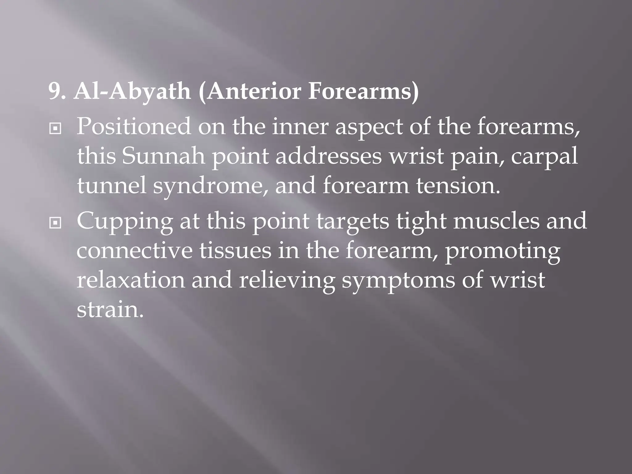 12 sunnah points of cupping or hijama therapy | PPTX