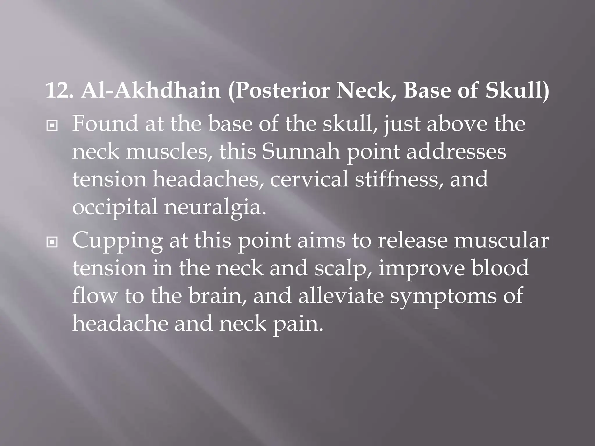 12 sunnah points of cupping or hijama therapy | PPTX