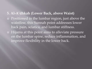 12 sunnah points of cupping or hijama therapy | PPTX