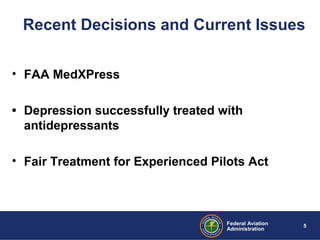 FAA presents: Maintaining Your Medical | PPT