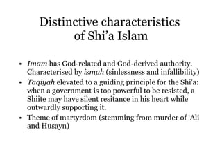 Unity and Diversity in Islam: The Sunni Shia Divide | PPT