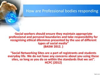 social work and social media | PPTX
